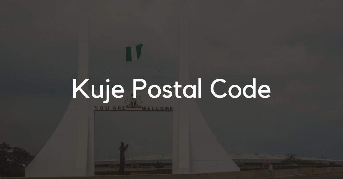 Kuje Postal Code/Zip Code (2026)